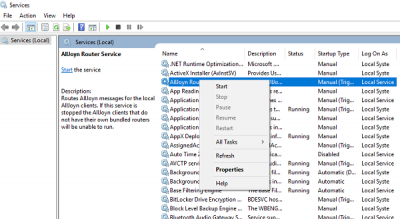 Find Dependencies of Windows Service; Restart Services automatically
