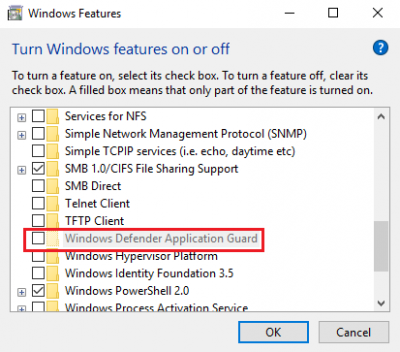 How to Turn On Defender Application Guard for Microsoft Edge