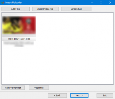 Image Uploader lets you upload images to more than 50 sites