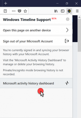 How to integrate Chrome and Firefox with Windows 10 Timeline