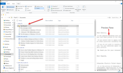How to preview EML files in Windows File Explorer