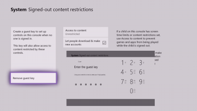 How to reset the Guest Key on your Xbox One console