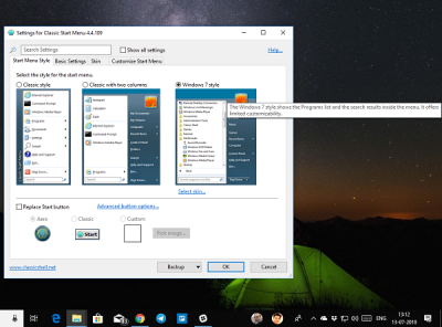 Get Back The Old Classic Start Menu On Windows 10 With