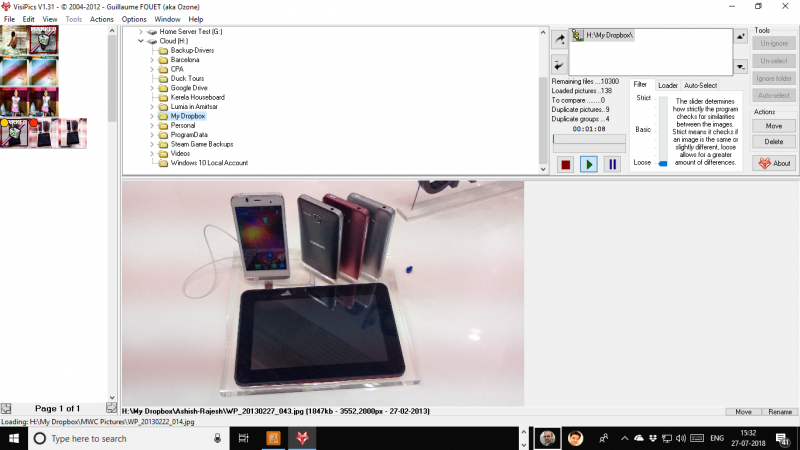 Free Duplicate Photo cleaner and remover software for Windows