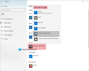 How to change default Photo Viewer in Windows 11