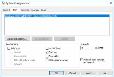 How to Enable or Disable Boot Log in Windows 11