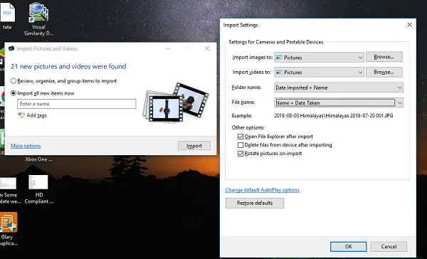 Add Date Time stamp to Photos when importing them in Windows PC Add Date Time stamp to Photos when importing them in Windows PC