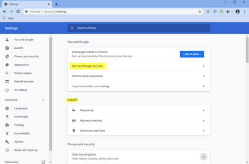 Delete AutoComplete and Turn off URL AutoComplete in Chrome