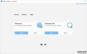 WPD Privacy Dashboard: Configure Windows privacy settings