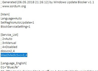 Windows Update Blocker | Disable Windows Update Medic Service