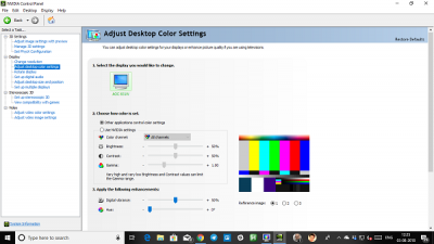 How to restore default Display Color settings in Windows 11