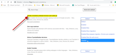 How to turn off Auto sign-in in Chrome browser