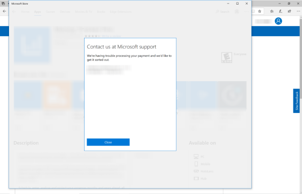 We’re having trouble processing your payment and we’d like to get it ...