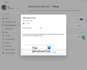 Find out and Reset WinHTTP Proxy Server Settings in Windows 11