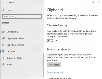 Cloud Clipboard not updating or syncing in Windows 11