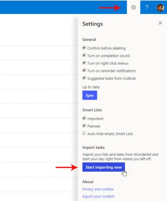 Import Wunderlist to Microsoft To-Do with Microsoft To-Do Importer