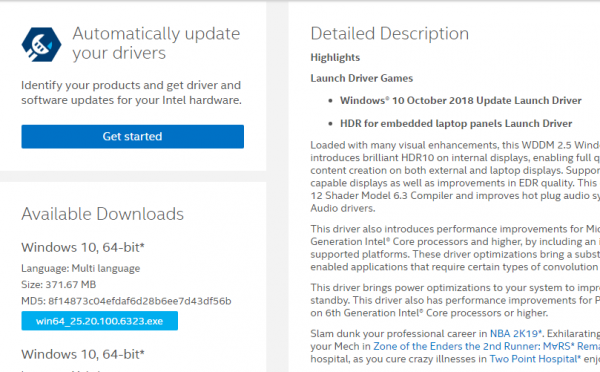 Intel Display Audio device drivers blocking Windows Feature Update