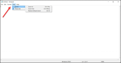 New features in Notepad in Windows 11