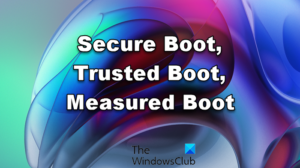 What is Secure Boot, Trusted Boot, Measured Boot in Windows 11