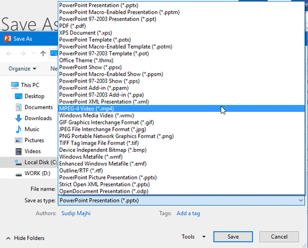 How to make a YouTube video with PowerPoint