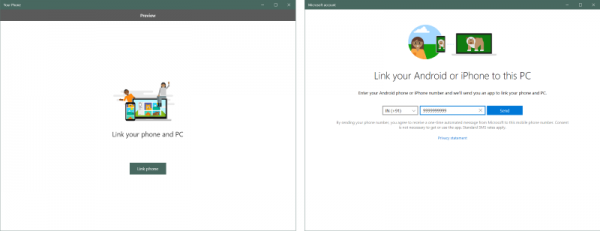 Phone Link App: Mirror content from iPhone or Android to PC