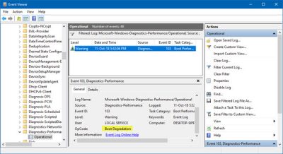 How to identify Windows Services delaying Shutdown or Startup