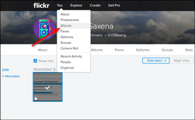 How to download photos from Flickr to computer