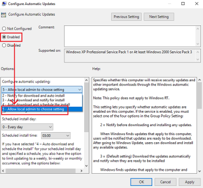 Windows Update cannot currently check for updates - Controlled