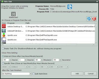 How to automatically close a Program in Windows using AutoClose