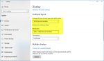 Black border or bar on Side around Screen in Windows device