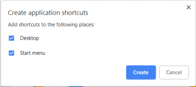 How to start and use Google Chrome in Application Mode