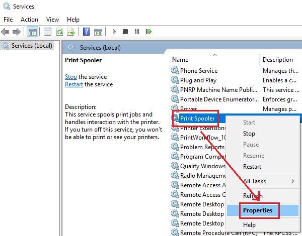 How To Start Local Print Spooler - Trackreply4