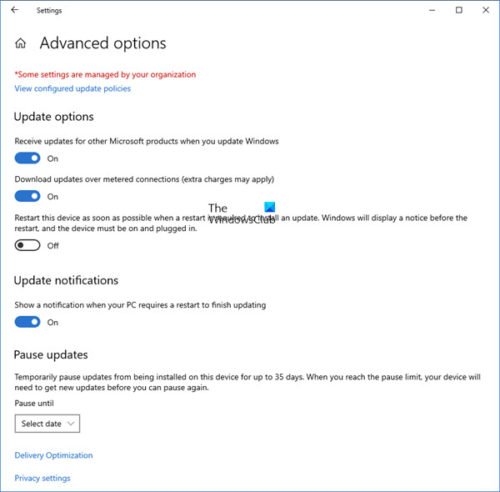 How to Turn Off automatic Windows Update in Windows 11/10