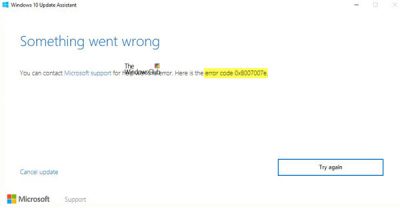 Error 0x8007007E in Windows Update, Outlook or Printer [Fix]