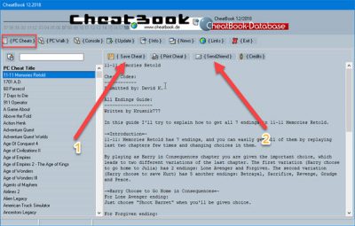 CheatBook: Cheats code tracker tool for aiding gamers