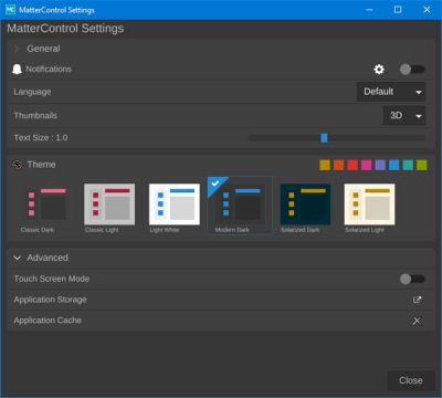 MatterControl is a free 3D Printer & Slicer software for Windows