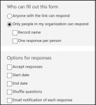 How to create a Form in Microsoft Forms and adjust its Settings
