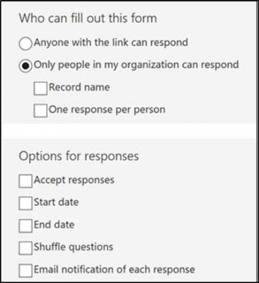 How to create a Form in Microsoft Forms and adjust its Settings