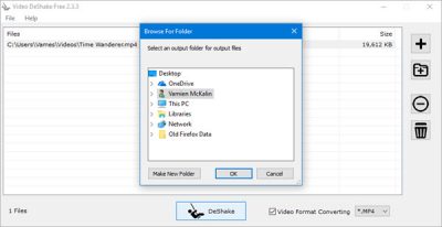 Video DeShake is a free video stabilizer to stabilize shaky videos