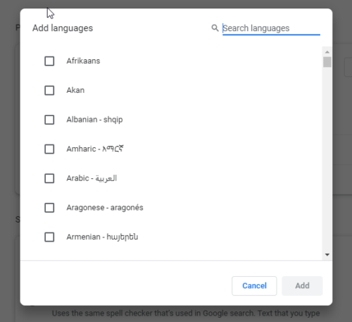 How to add Dictionaries to Chrome Spell Checker
