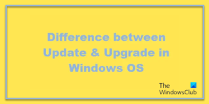 What is the difference between Windows Update and Upgrade