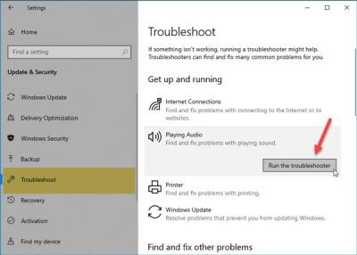 YouTube Audio renderer error, Please restart your computer
