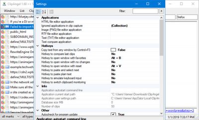 Capture multiple contents to clipboard with ClipAngel for Windows 11