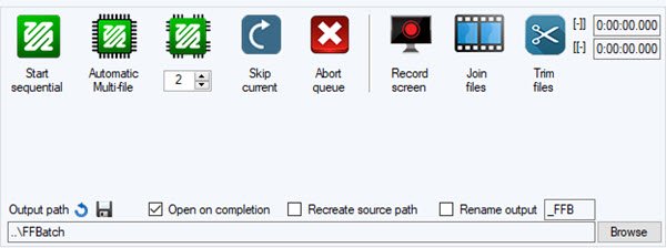 Use FFmpeg Batch A/V Converter to convert video and audio files