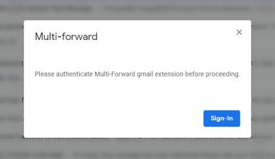 How to forward Multiple Emails at once on Gmail
