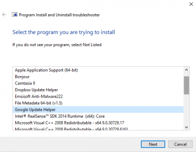 Fix Chrome errors 1603 & 0x00000643 on Windows 11/10