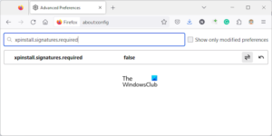 How to allow Unsigned Extensions to be installed on Firefox
