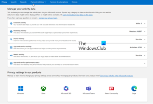 How to use Microsoft Privacy Dashboard