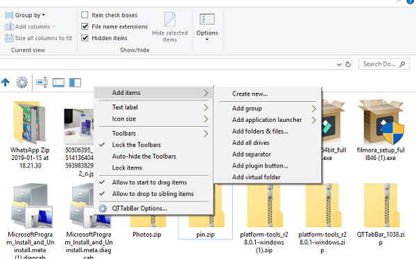 Qttabbar Customize Explorer With Tabs And Navigation Features