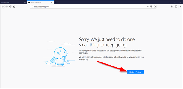 Restart Chrome, Edge or Firefox without losing tabs in Windows 11